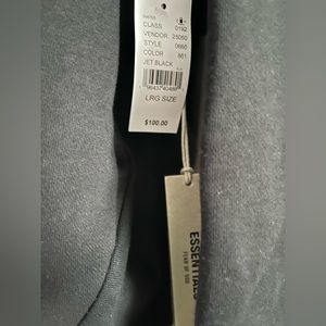 Essentials | Jackets & Coats | Nwt Black Esentials Hoodie | Poshmark